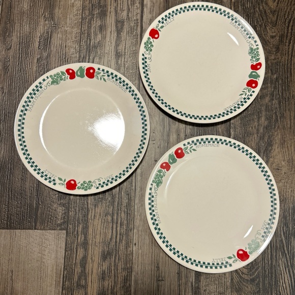 Corelle | Dining | 3 Corning Corelle Dinner Plates 14 Plate Farm Fresh ...